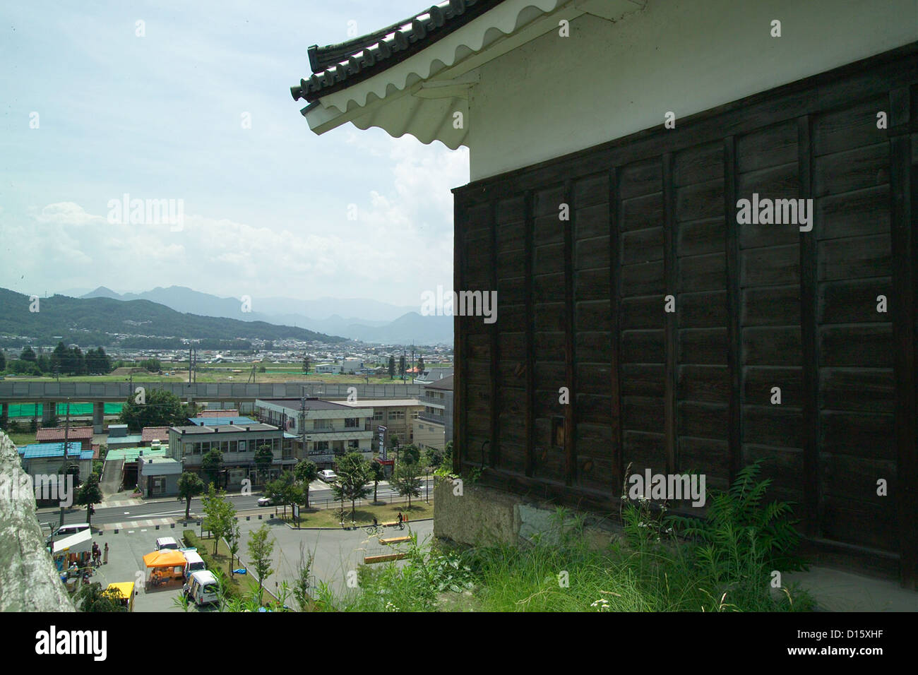 City of Ueda, Nagano Prefecture, Japan as viewed from the West Turret ...