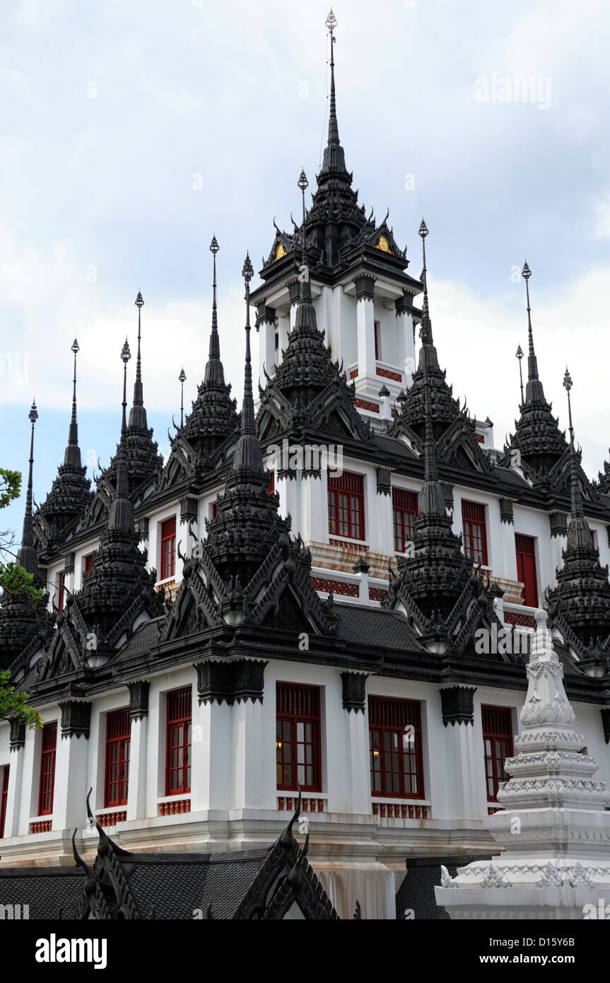 Loha Prasat Wat Ratchanatdaram royal temple Bangkok thailand buddhist ...