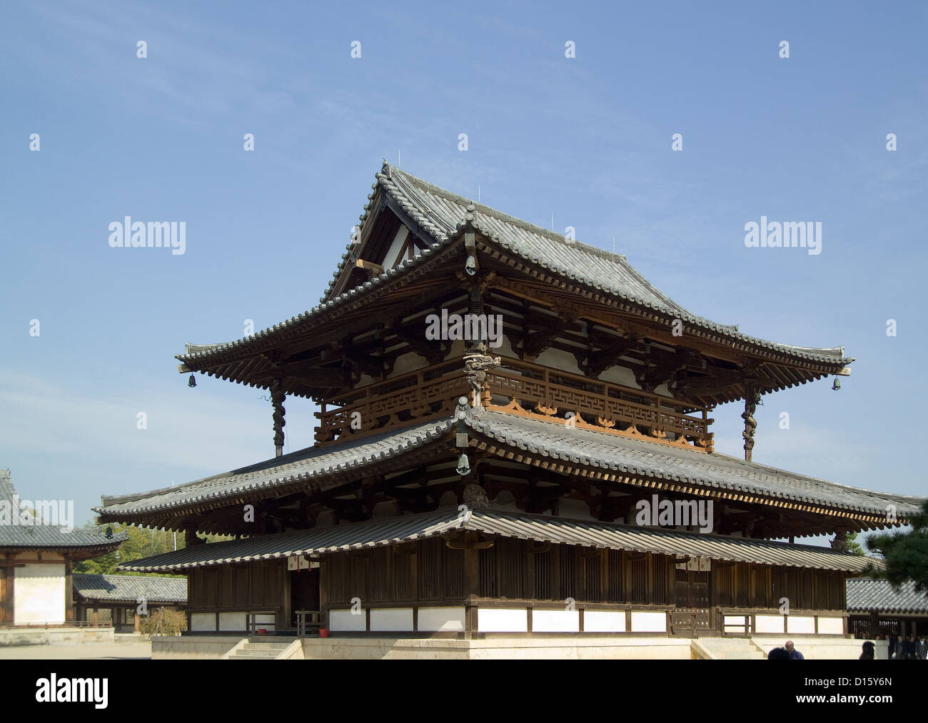Hōryū-ji 法隆寺 Ikaruga Nara Prefecture Japan 奈良県生駒郡斑鳩町 Stock Photo - Alamy