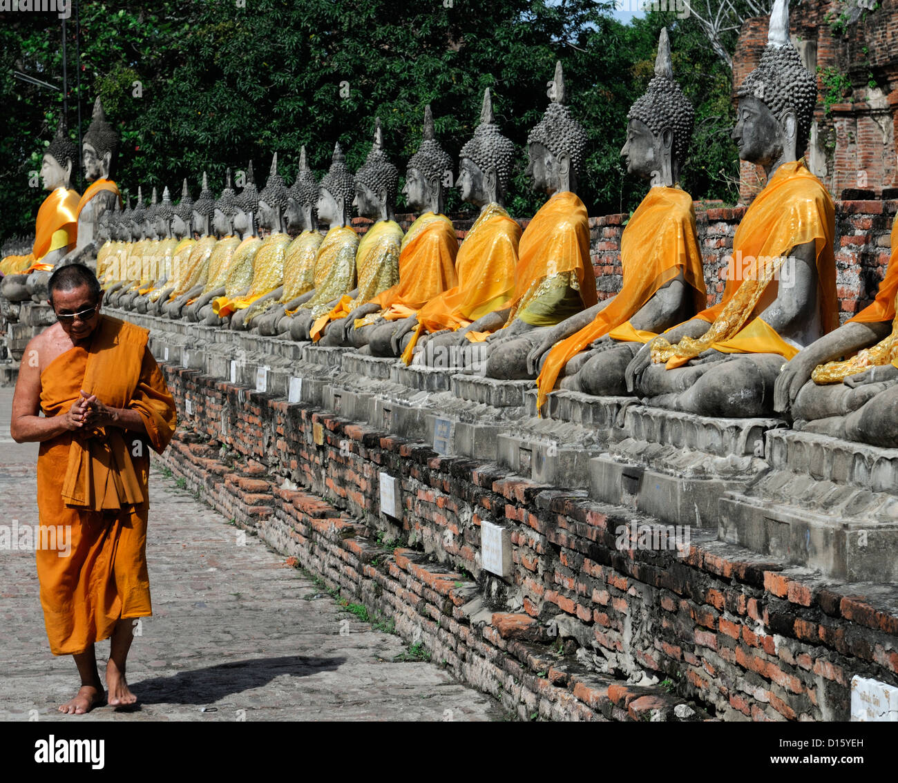 wat yai chai mongkhon Ayutthaya Historical Park Thailand stupa buddhist ...