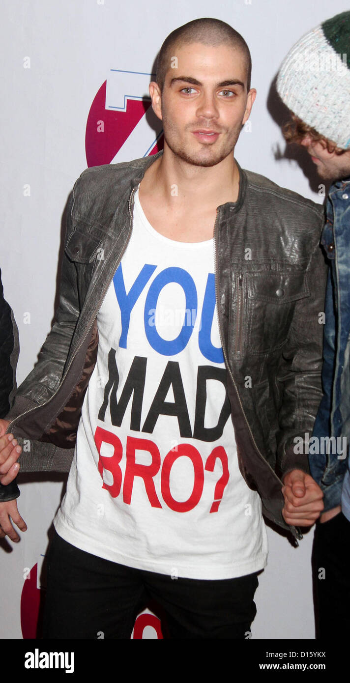 Dec. 7, 2012 - New York, New York, U.S. - Singer MAX GEORGE of THE ...