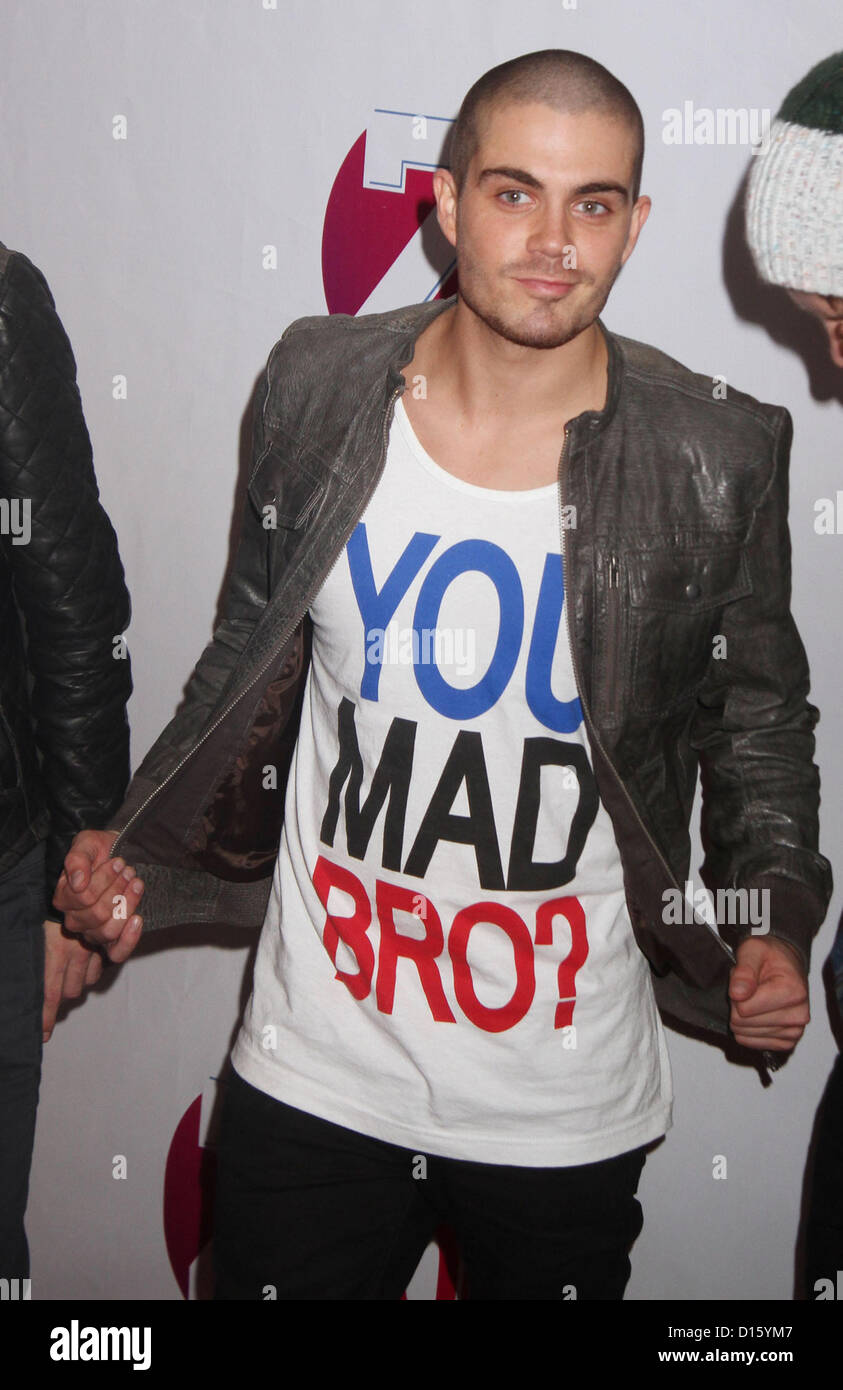 Dec. 7, 2012 - New York, New York, U.S. - Singer MAX GEORGE of THE ...