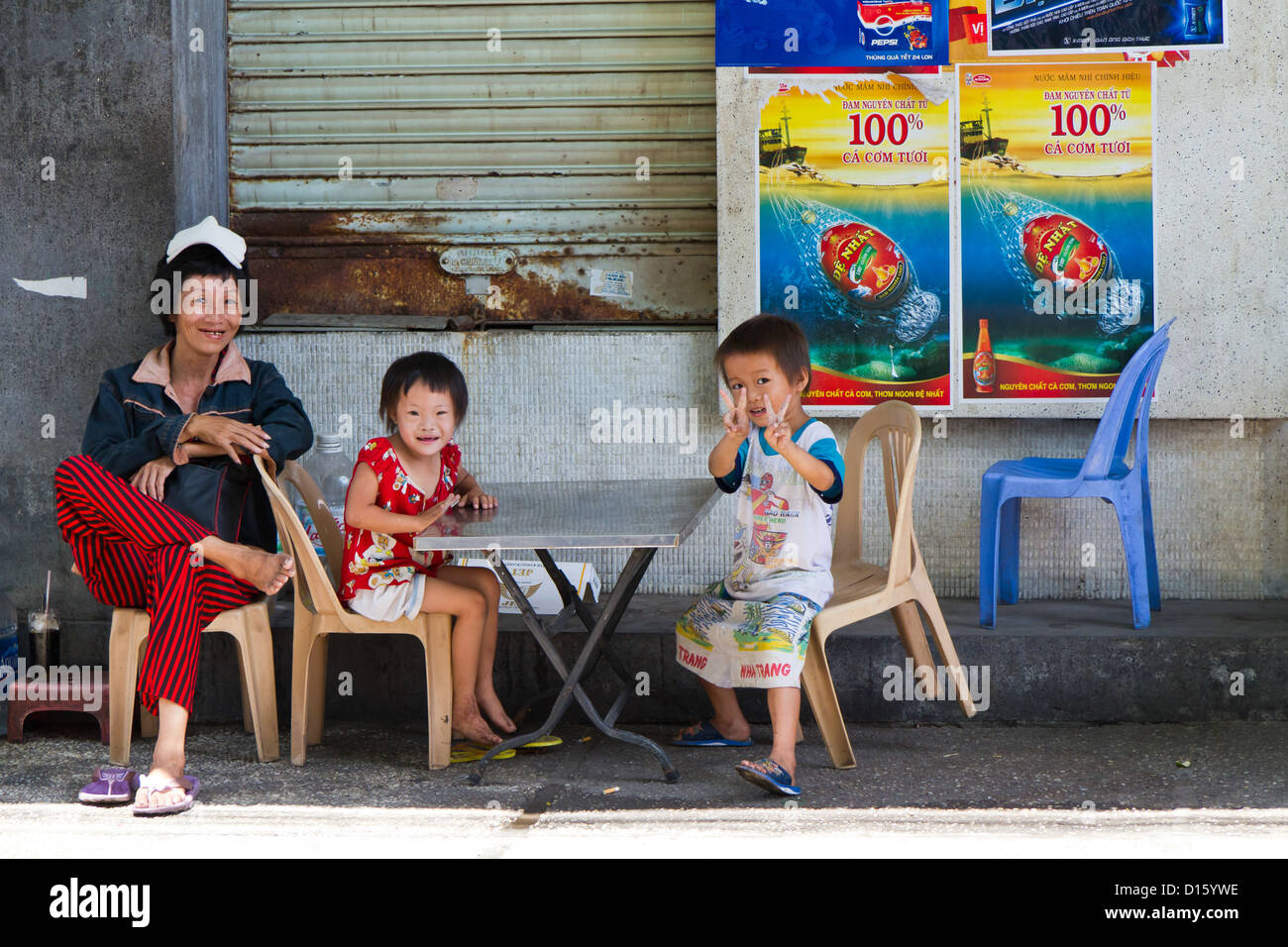 Happy Children in the Streets of Ho Chi Minh City, Vietnam Stock Photo ...