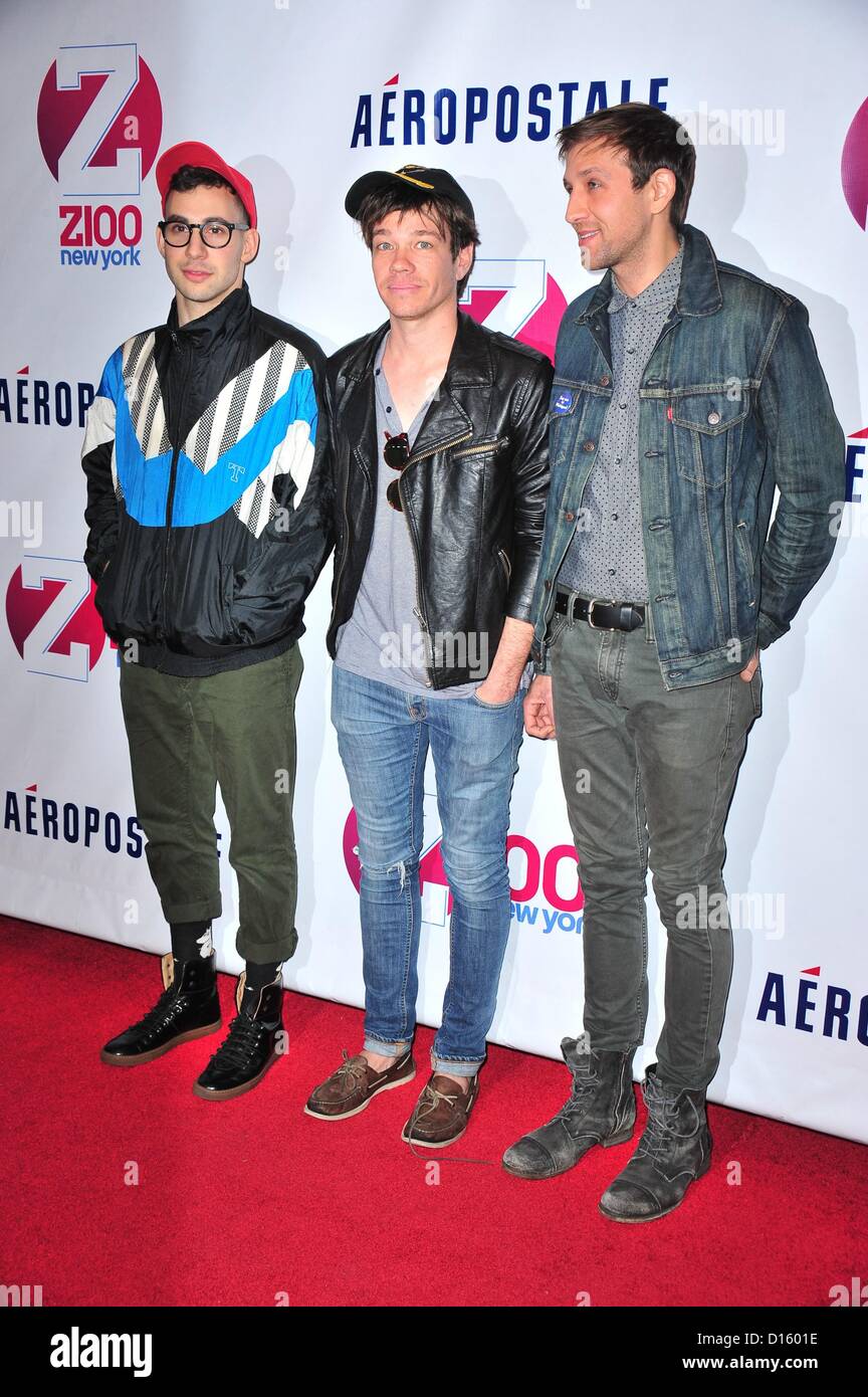 Jack Antonoff, Nate Ruess, Andrew Dost, fun in attendance for Z100's ...