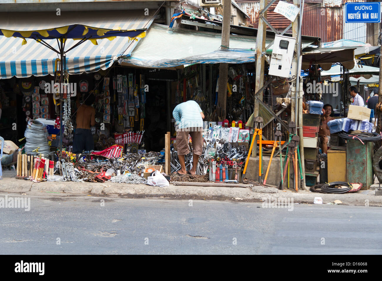 Shop for Spare Parts and Tools in Ho Chi Minh City, Vietnam Stock Photo ...