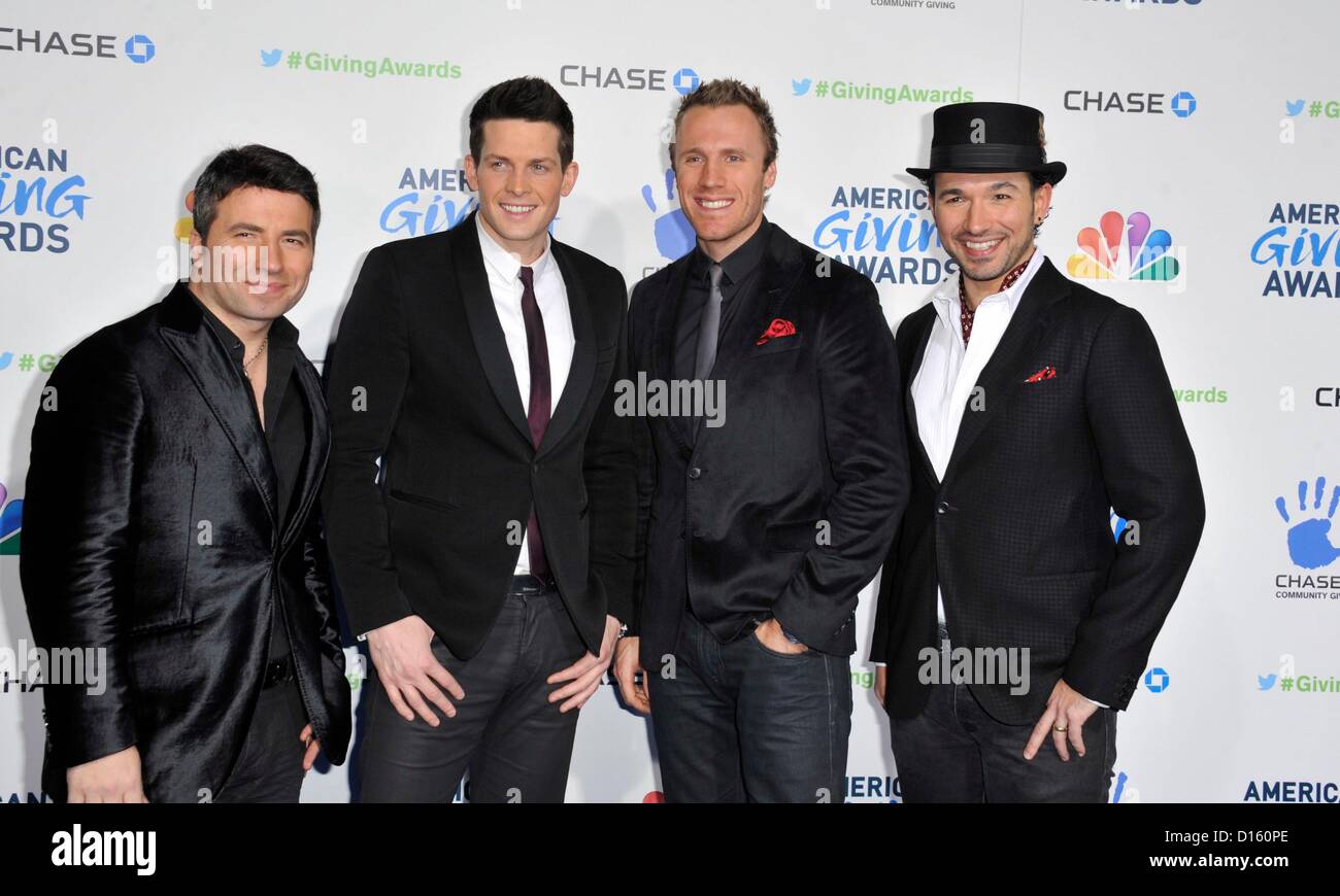 Canadian Tenors at arrivals for American Giving Awards 2012, Pasadena ...