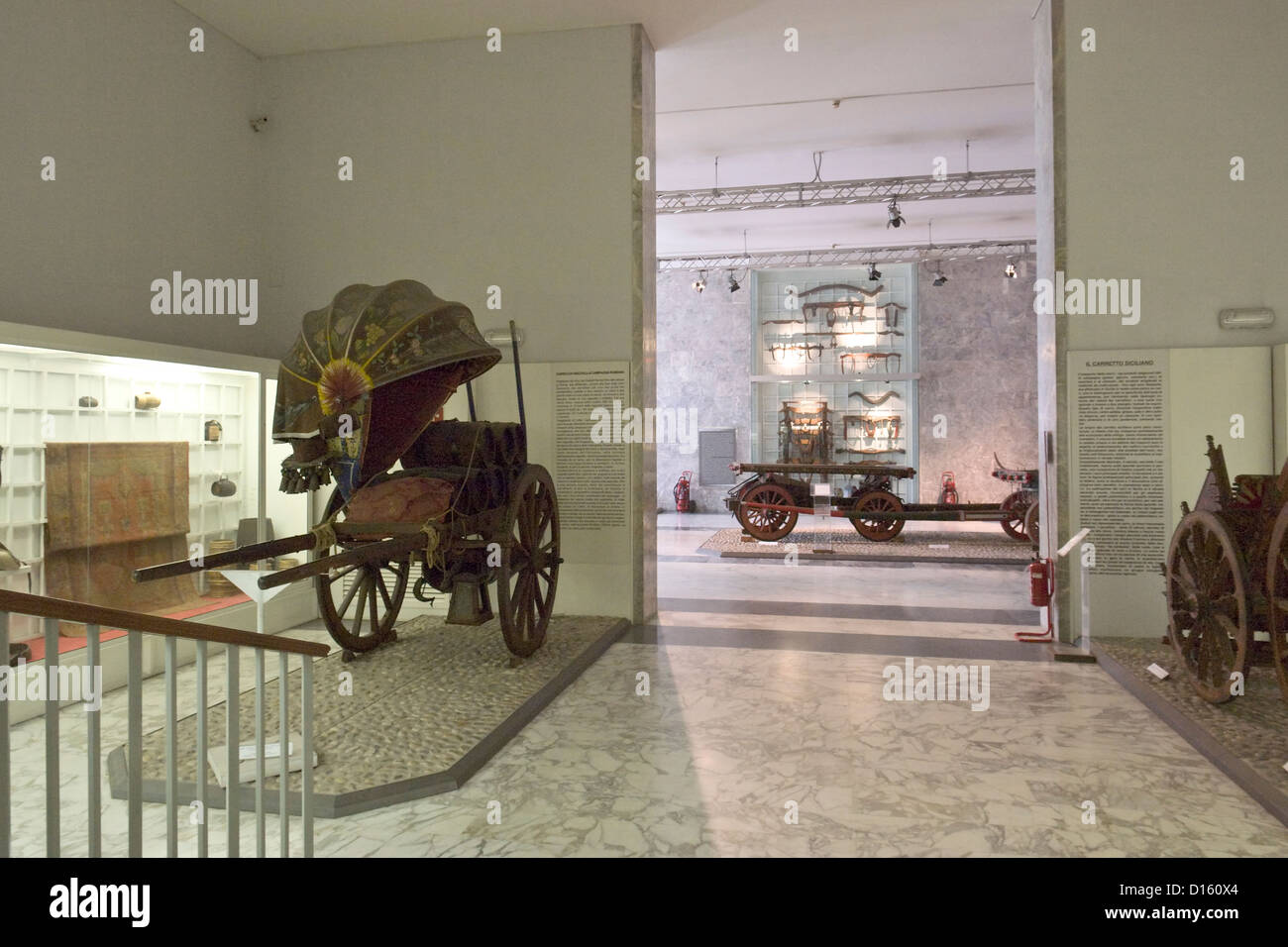 Old carts in a Roman museum Stock Photo - Alamy