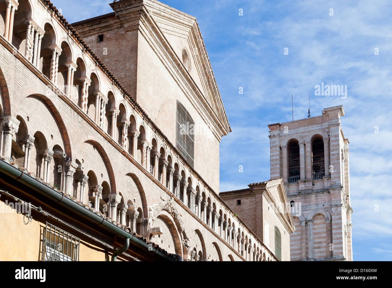 Ferrara cathedral facade hi-res stock photography and images - Alamy