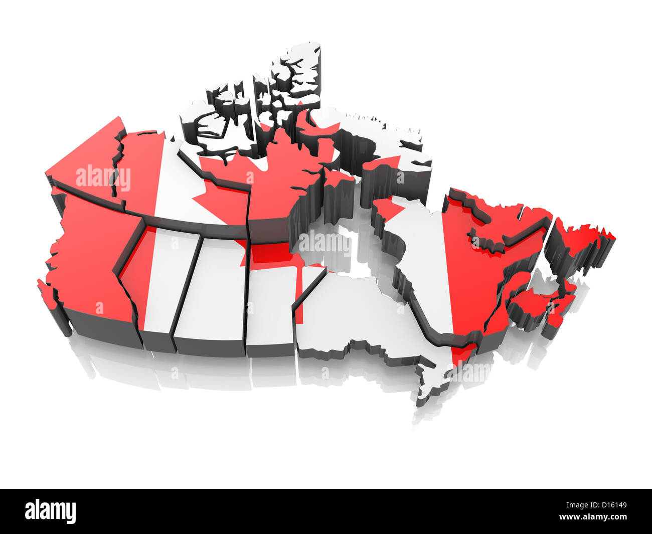 Map of canada hi-res stock photography and images - Alamy
