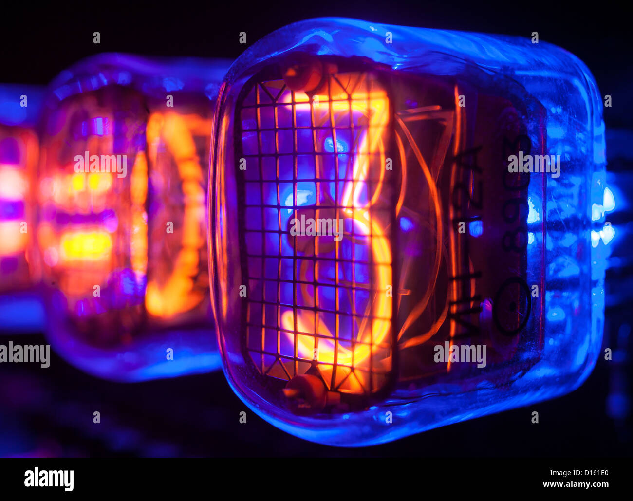 a numerical counter and number sequence using an old nixie tube clock ...