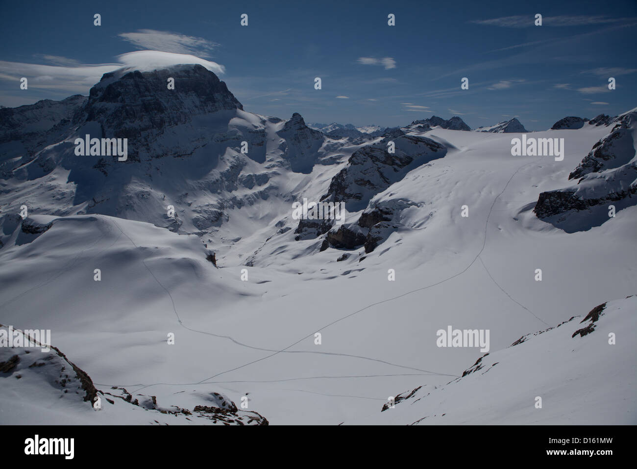 Tödi with Clouds and Clariden glacier Stock Photo - Alamy