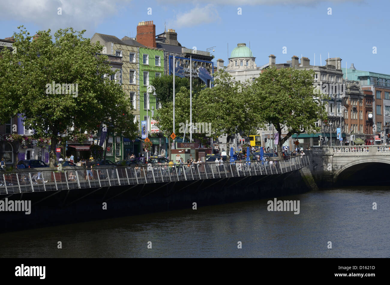 A beautiful scene in Dublin, the beautiful capital of Iteland Stock ...