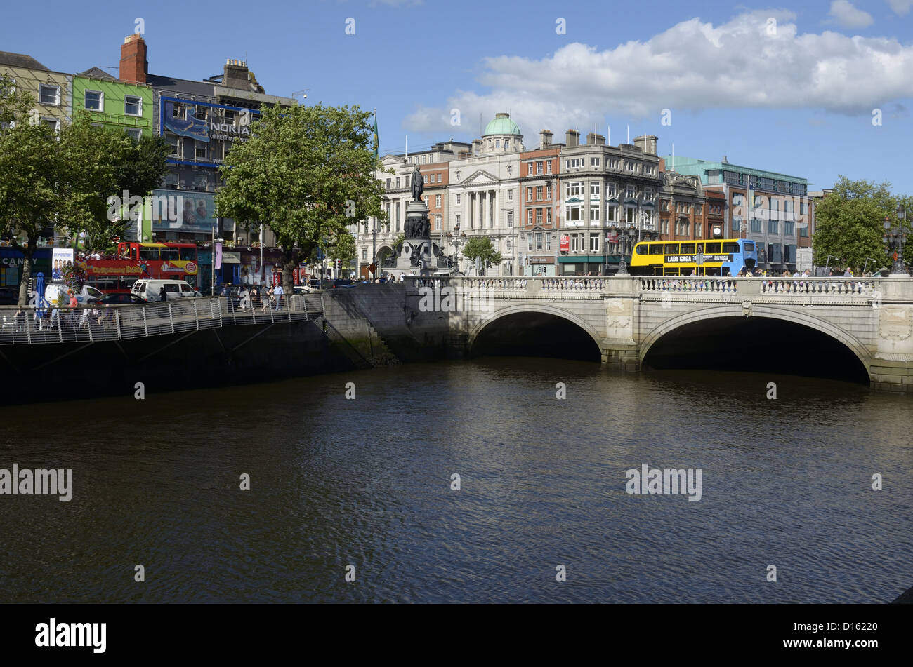 A beautiful scene in Dublin, the beautiful capital of Iteland Stock ...
