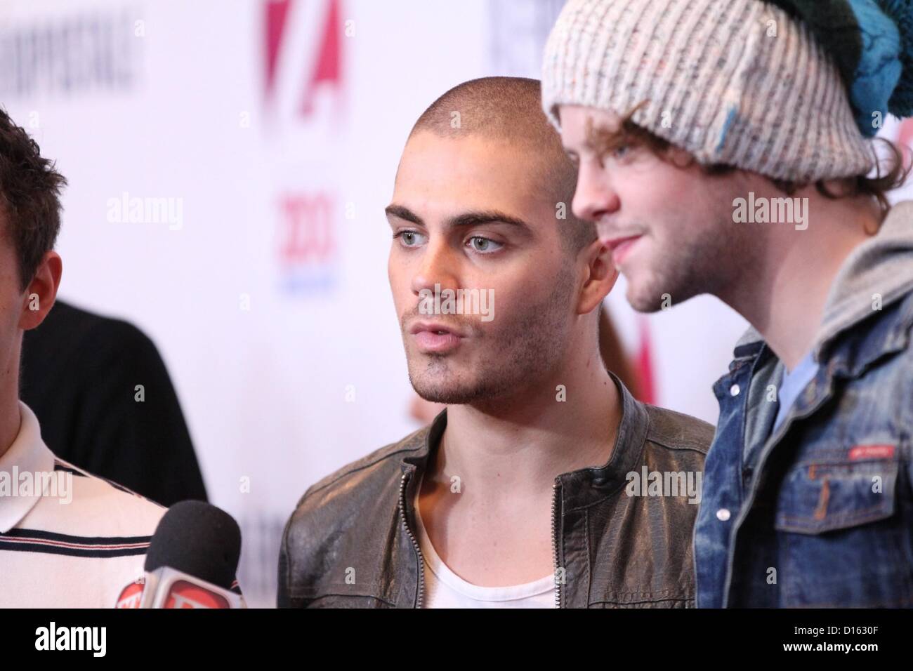 Max George, Jay McGuiness, The Wanted at arrivals for Z100's Jingle ...