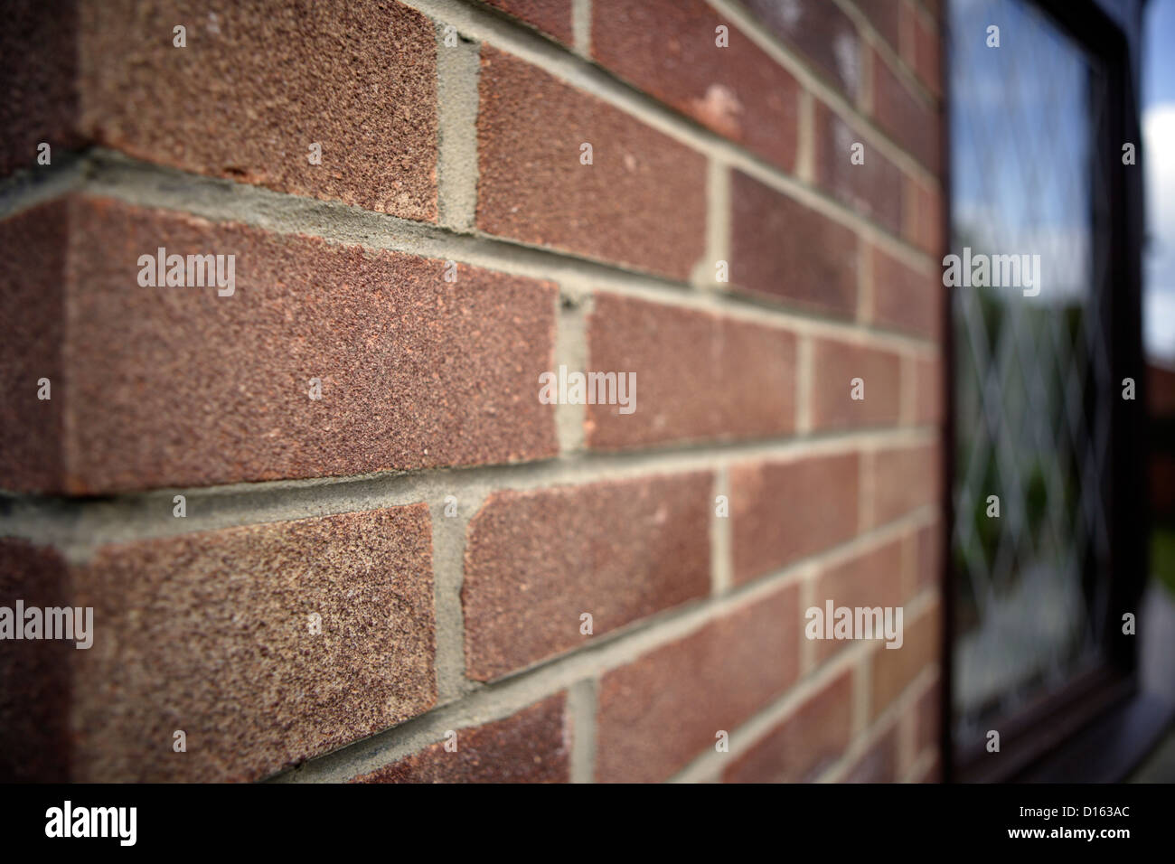 wide angle of a brick wall and its bricks Stock Photo - Alamy