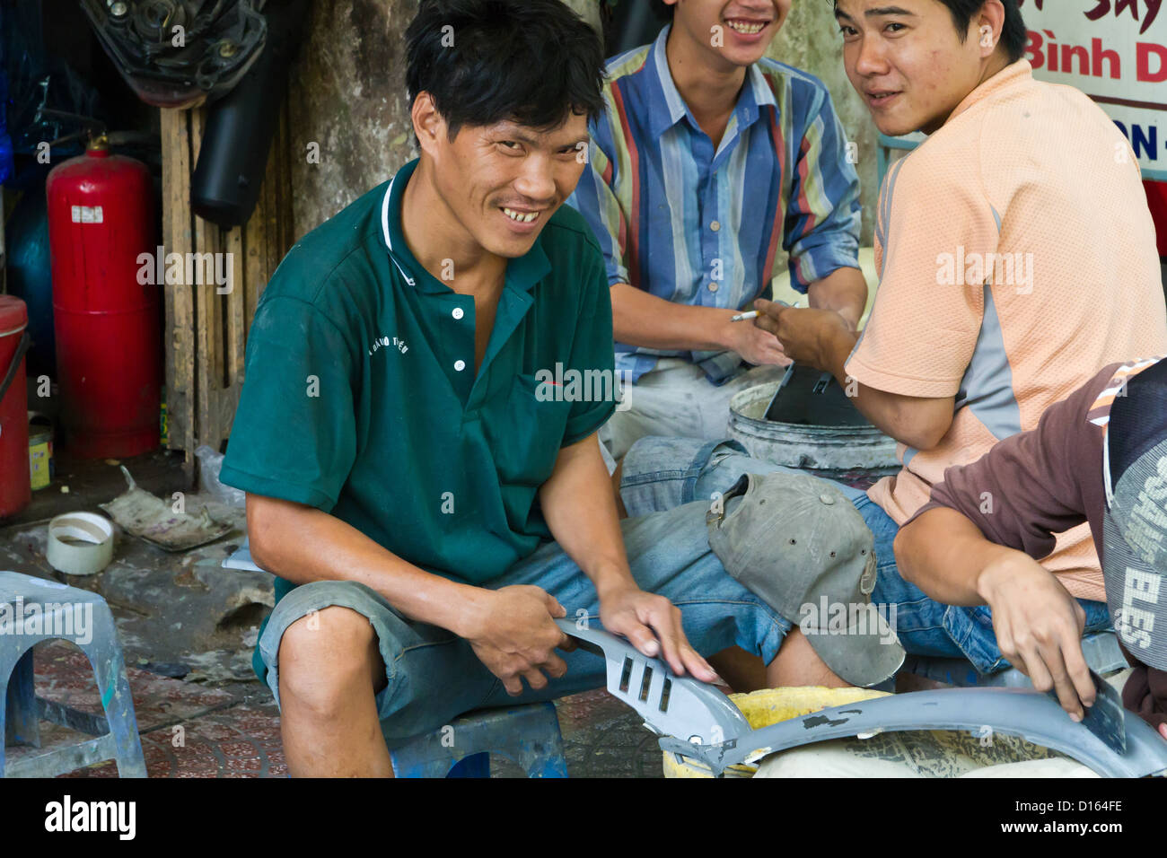 Typical Everyday Life in the Streets of Ho Chi Minh City, Vietnam Stock ...