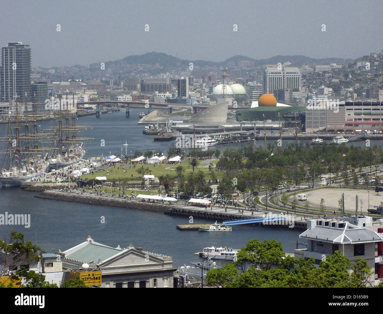 Waterfront in Nagasaki, Japan Stock Photo - Alamy
