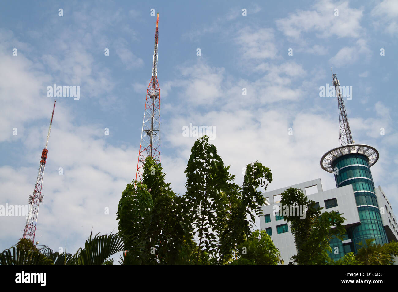 Transmitter Masts in Ho Chi Minh City, Vietnam Stock Photo - Alamy