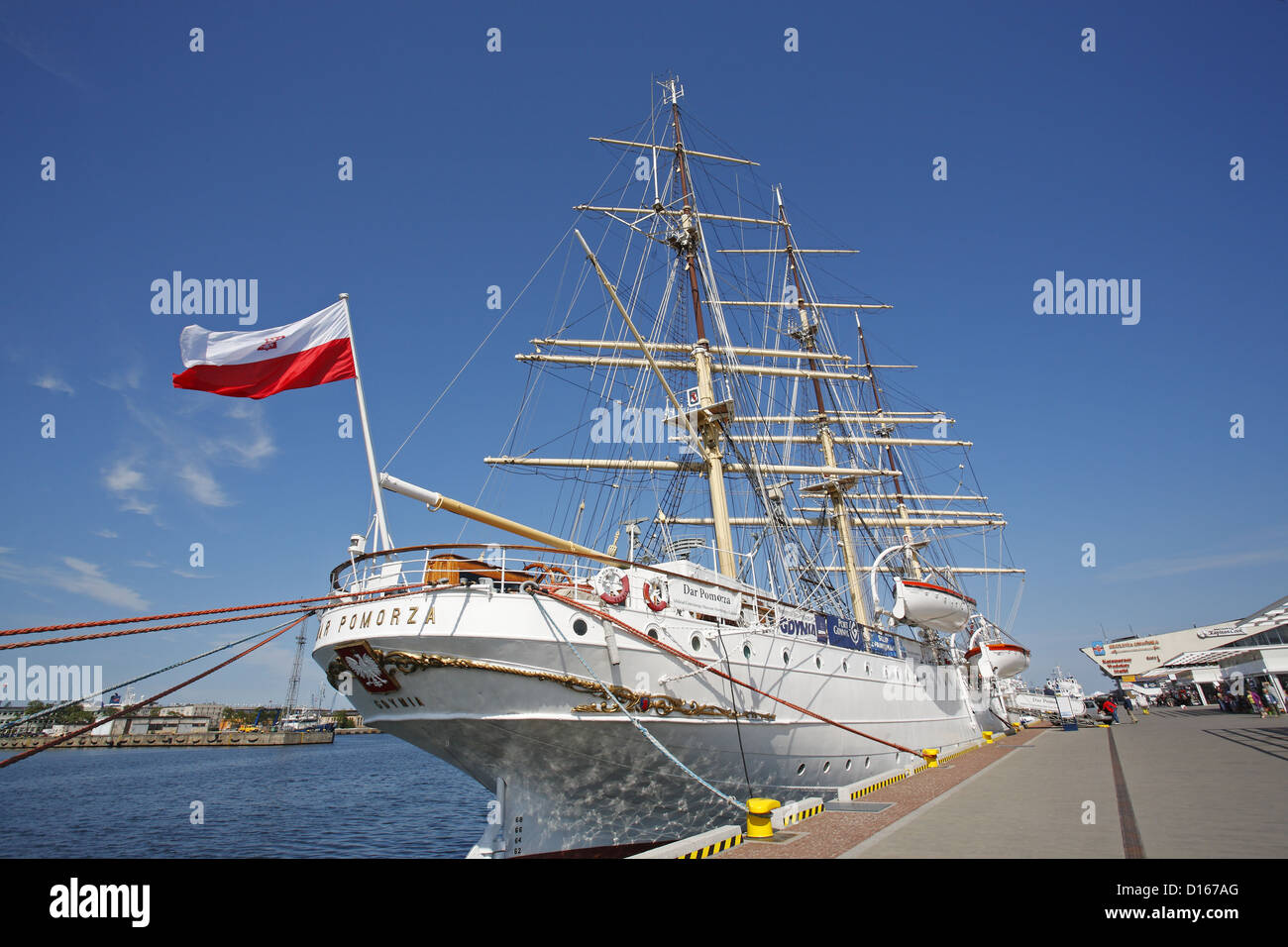 The Dar Pomorza, Polish sailing frigate, Gdynia, Poland Stock Photo - Alamy