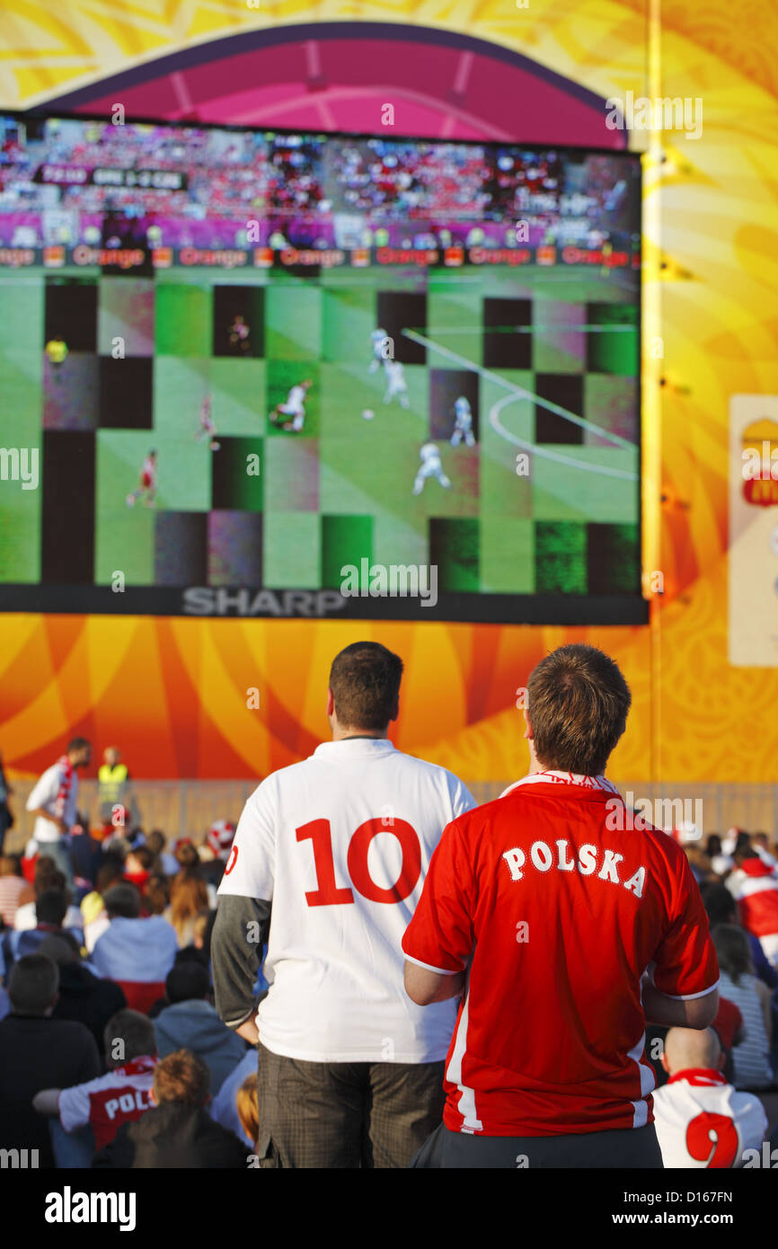 Polish football fan hi-res stock photography and images - Alamy