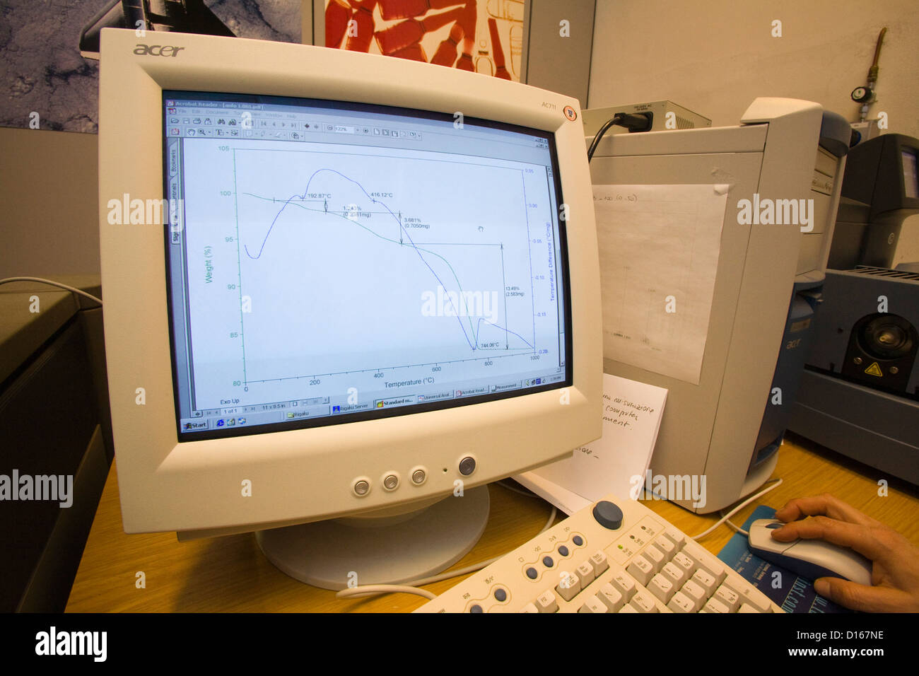 Scientist computer bones hi-res stock photography and images - Alamy