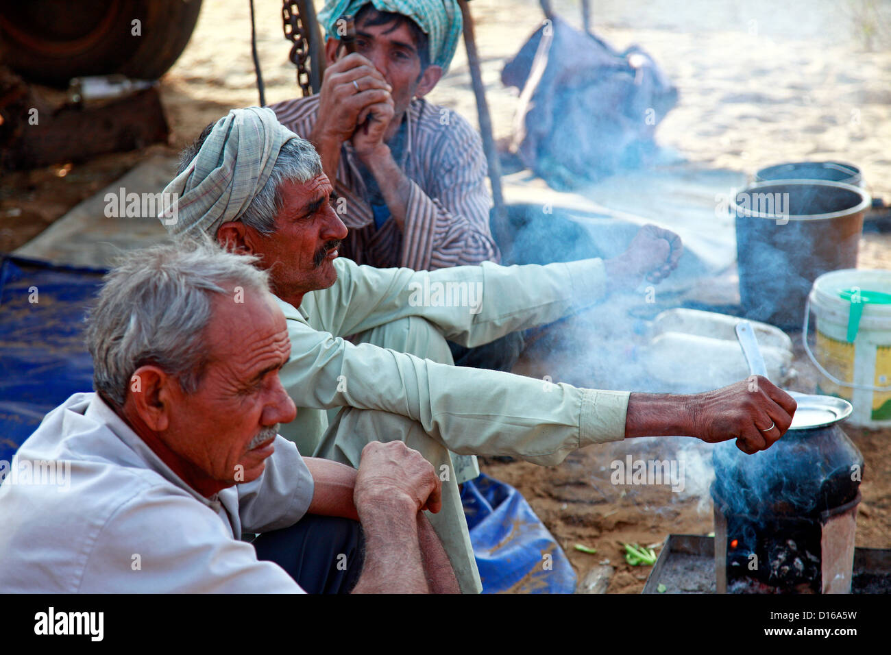 India people at Pushkar fair Stock Photo - Alamy