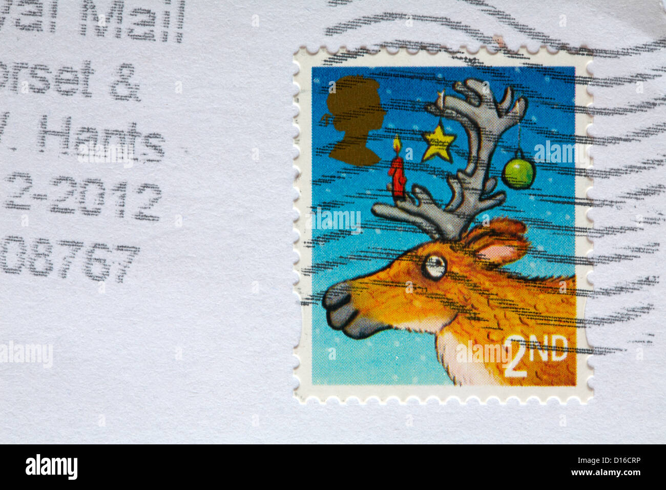 Second Class Stamp Franked High Resolution Stock Photography and Images ...