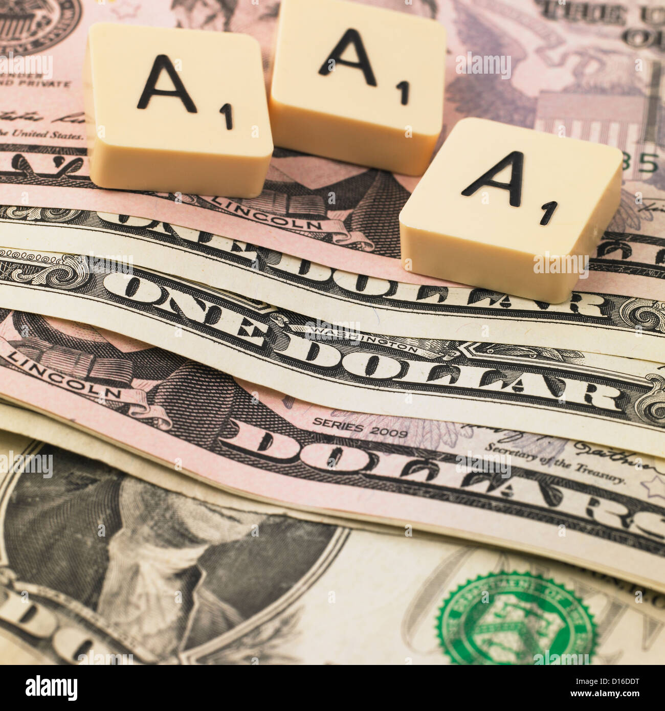 USA credit rating AAA Stock Photo - Alamy