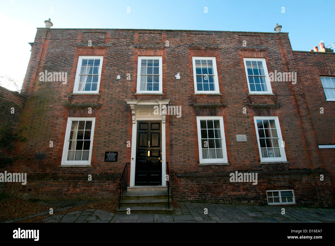 Exterior of Lamb House in Rye, Sussex, once home of Henry James and E ...