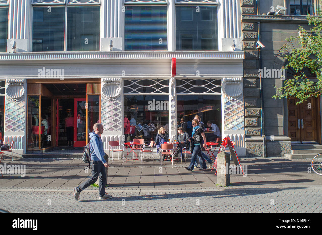 Reykjavik street scene hi-res stock photography and images - Alamy