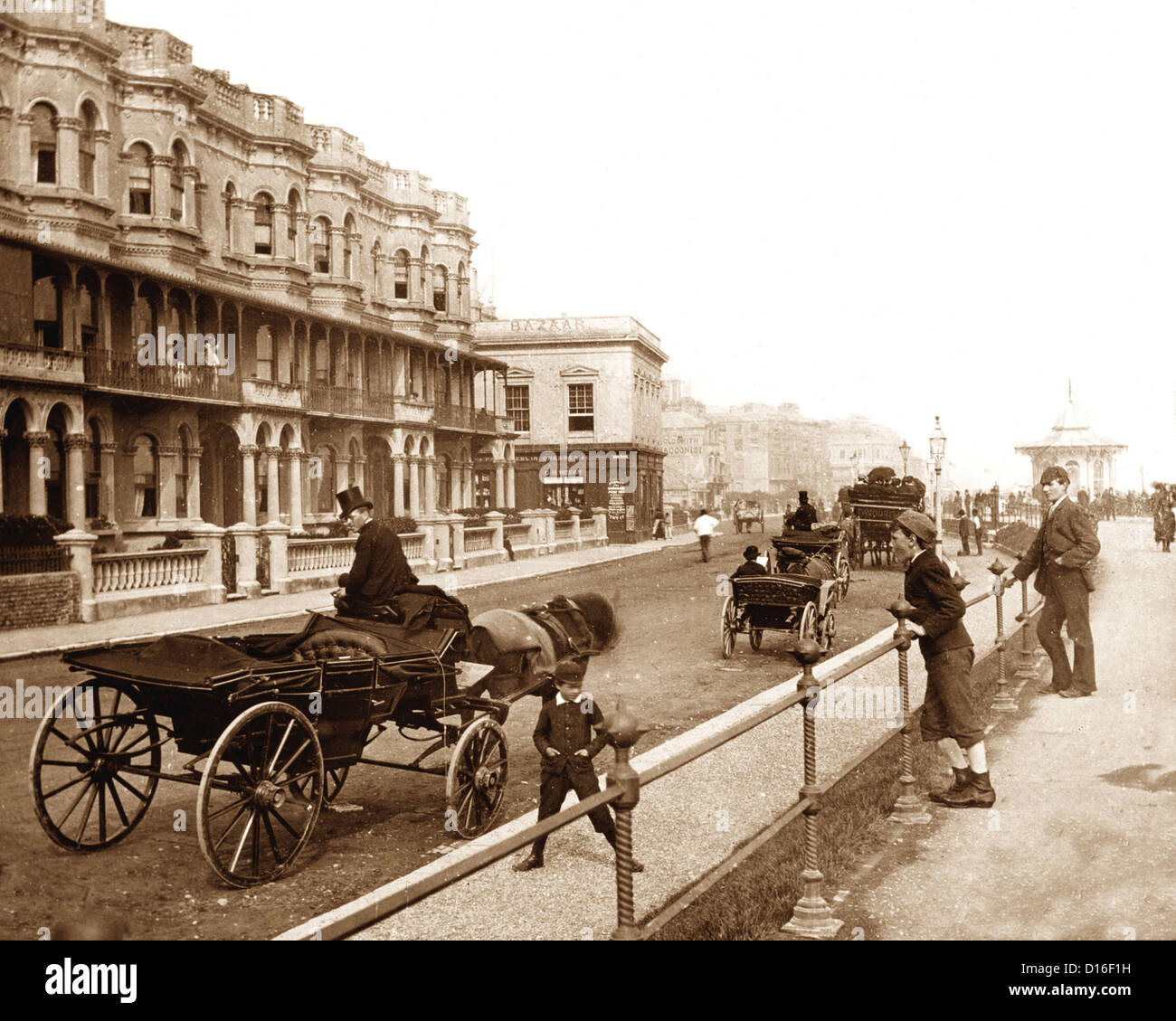 The Parade Worthing Victorian period Stock Photo - Alamy