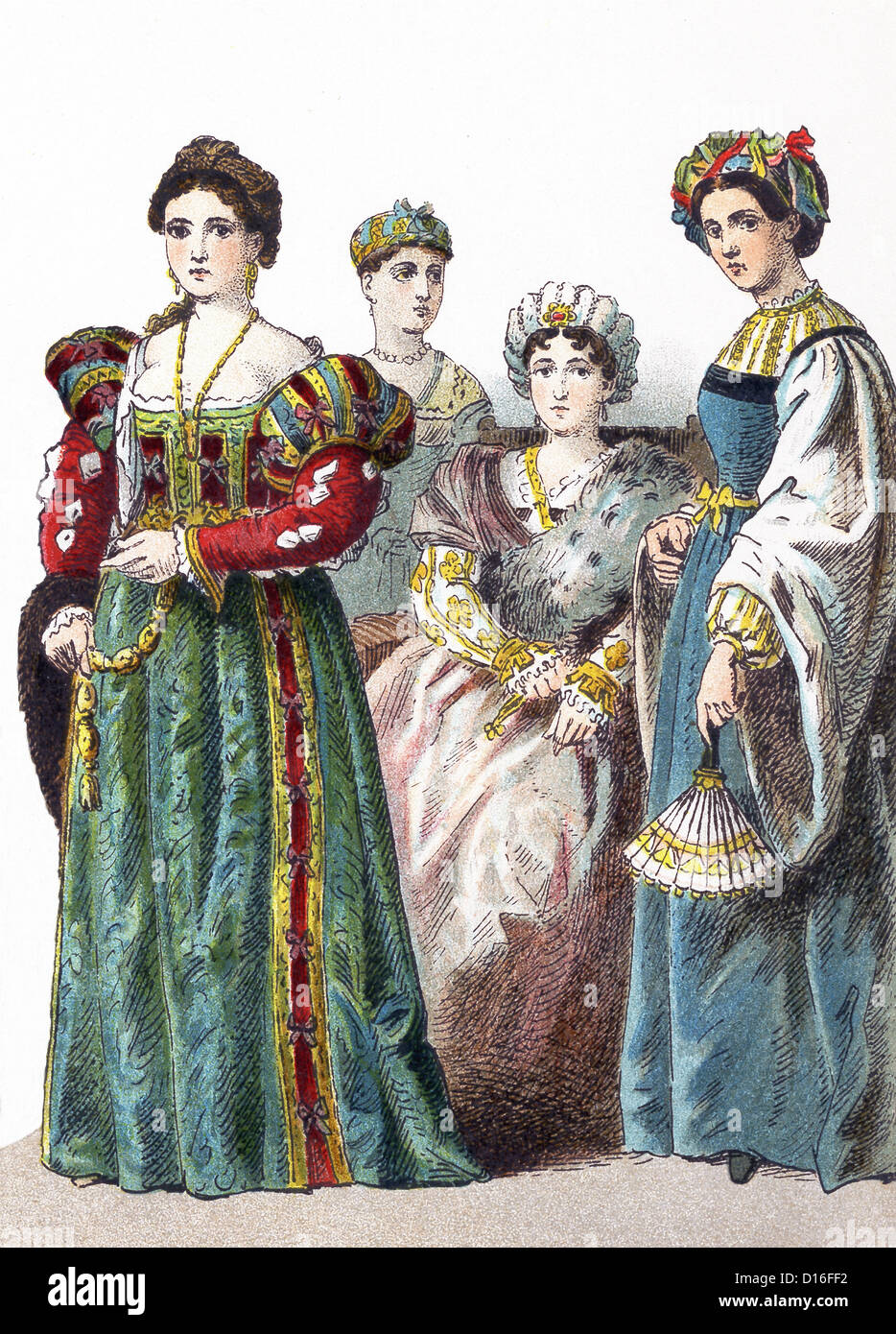 Women in 1500s hi-res stock photography and images - Alamy