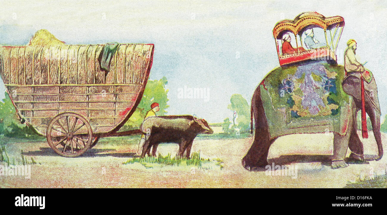 Elephant cart hi-res stock photography and images - Alamy