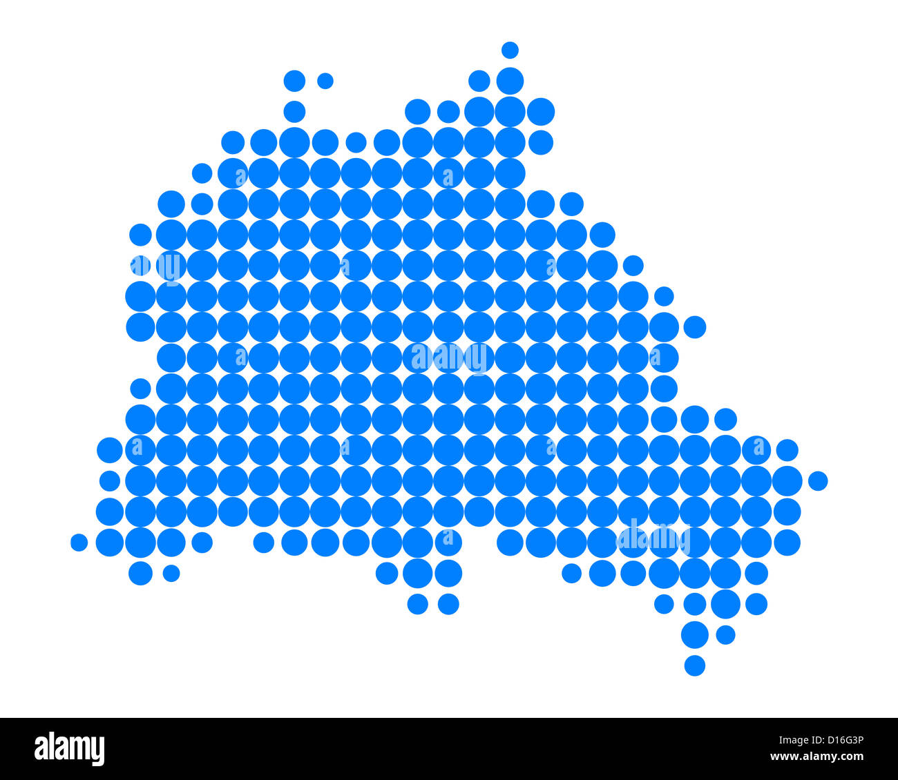 Map of Berlin Stock Photo - Alamy
