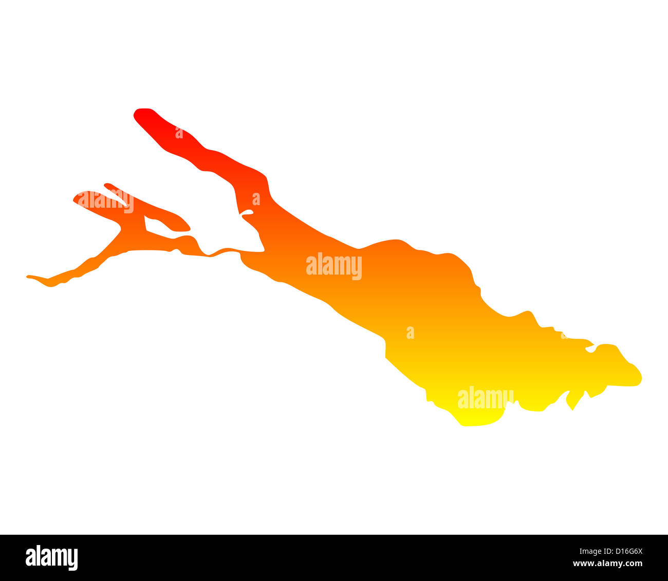 Map of Lake Constance Stock Photo - Alamy