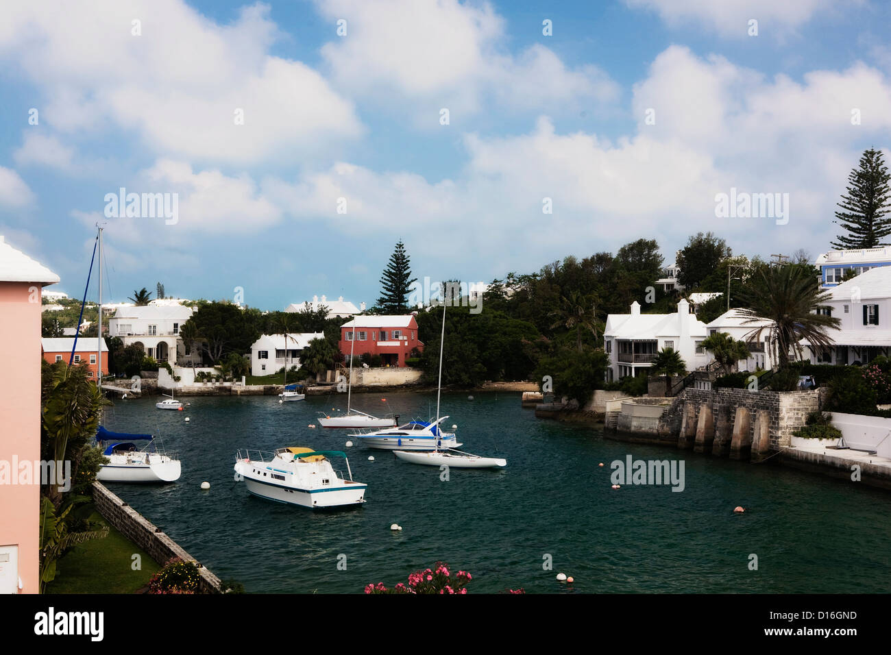 A small harbor in Hamilton, Bermuda Stock Photo - Alamy