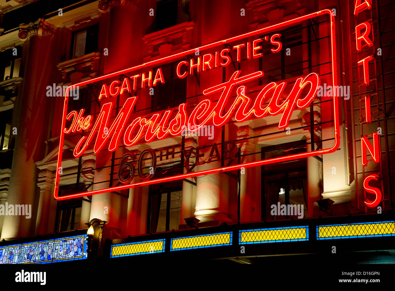 The Mouse trap show at the St Martin's theatre in London Stock Photo ...
