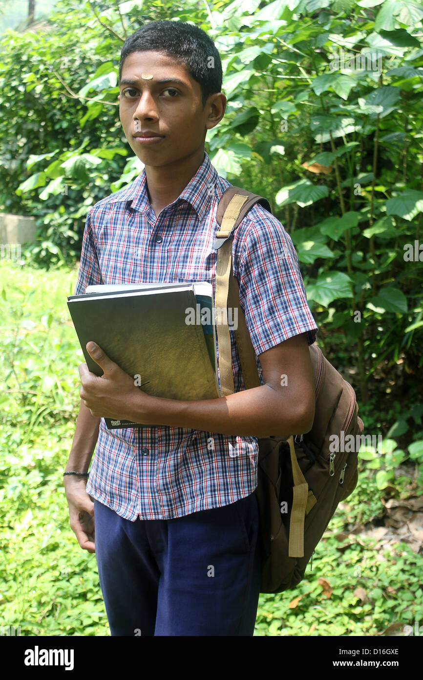 Portrait of a school boy Stock Photo - Alamy