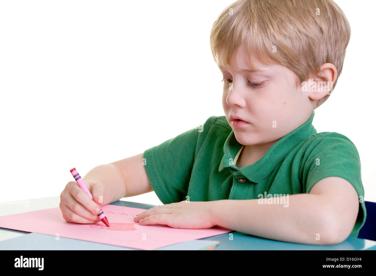 A child colors Stock Photo - Alamy