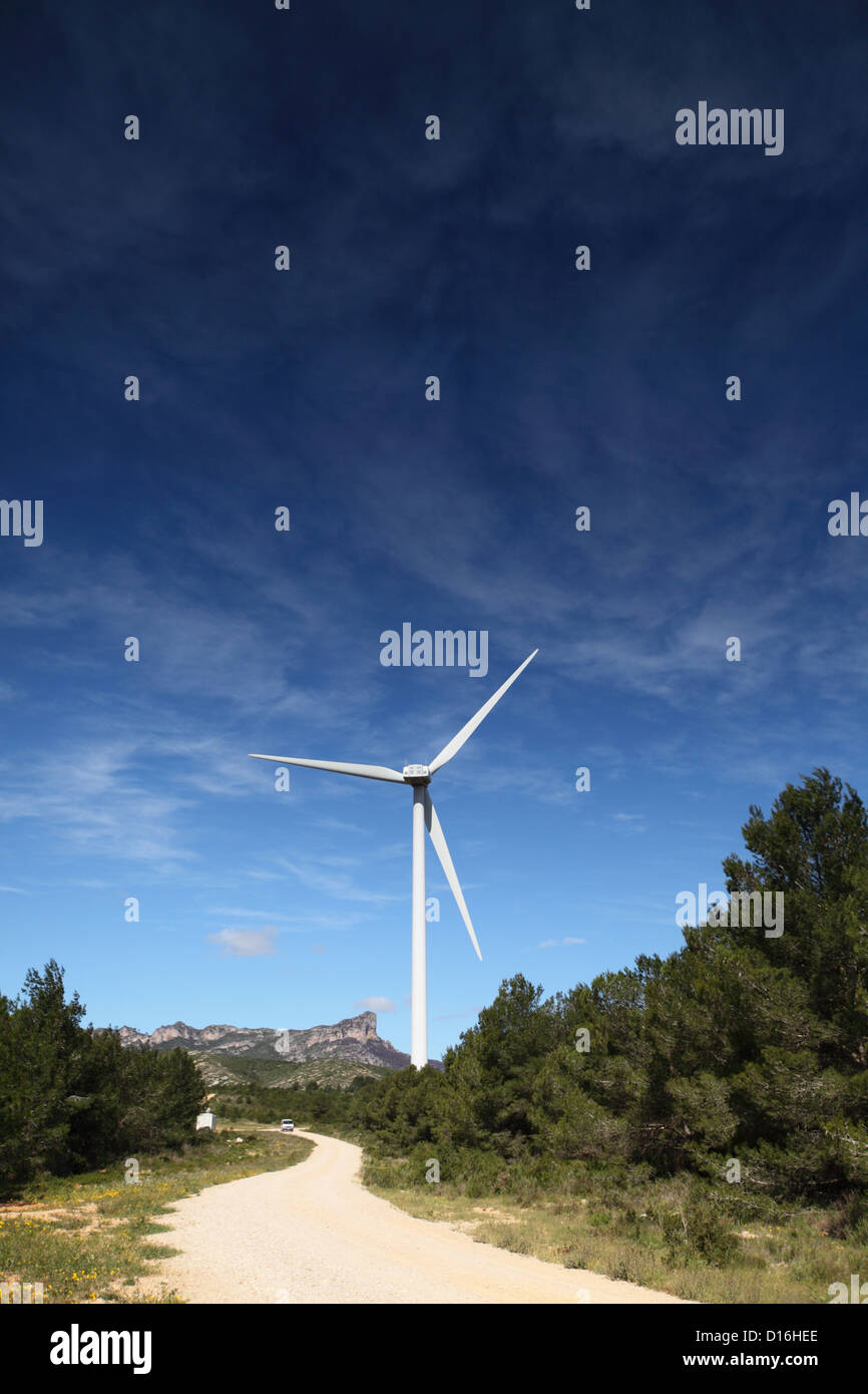 Wind turbines farm in spain Stock Photo - Alamy