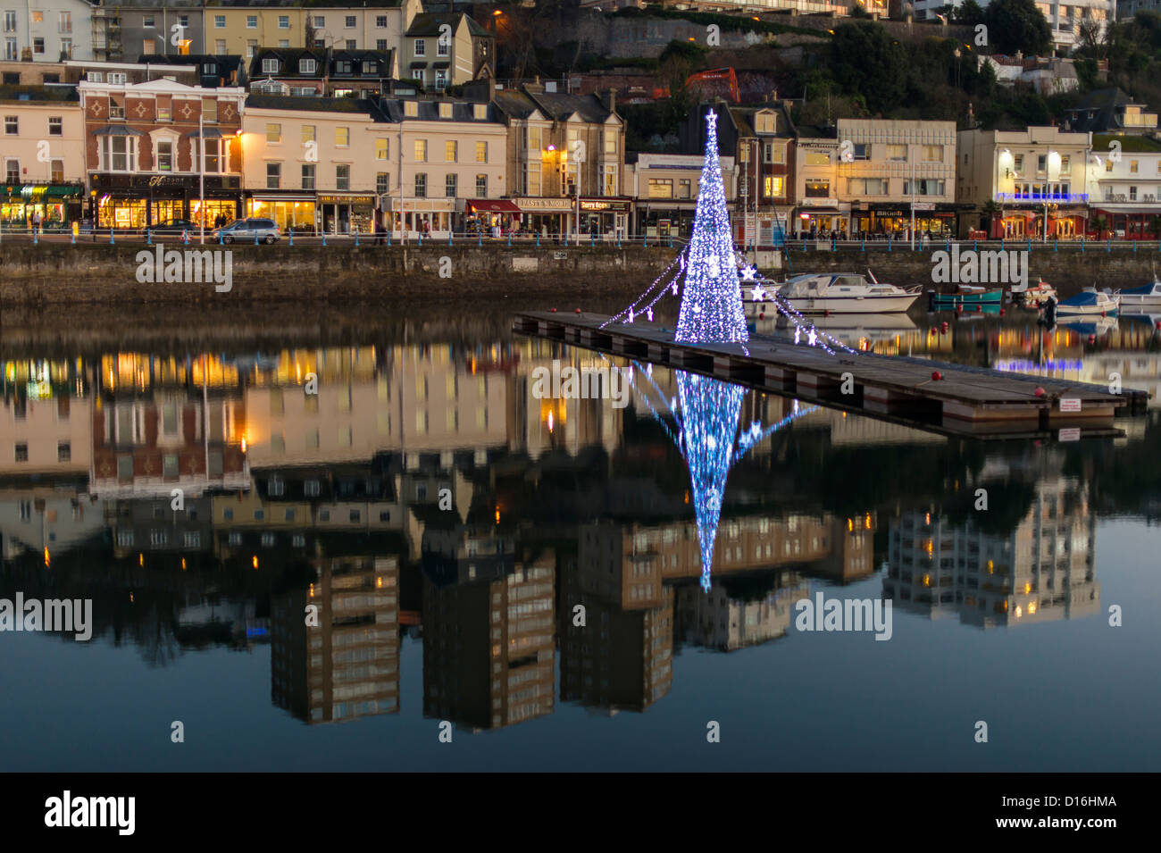 Torquay Harbour Reflections High Resolution Stock Photography and ...