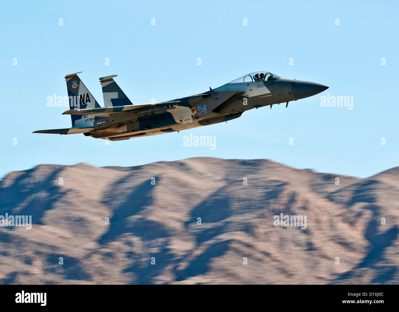 The U.S. Air Force F-15 Eagle takes off during the Mission Employment ...