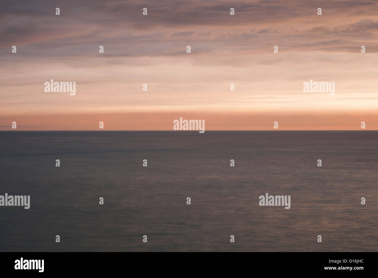 Sunset & Sea Study Stock Photo - Alamy