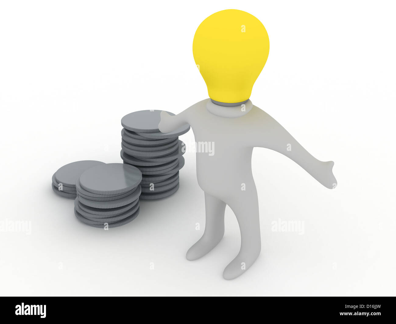 Bulbman get it all Stock Photo - Alamy