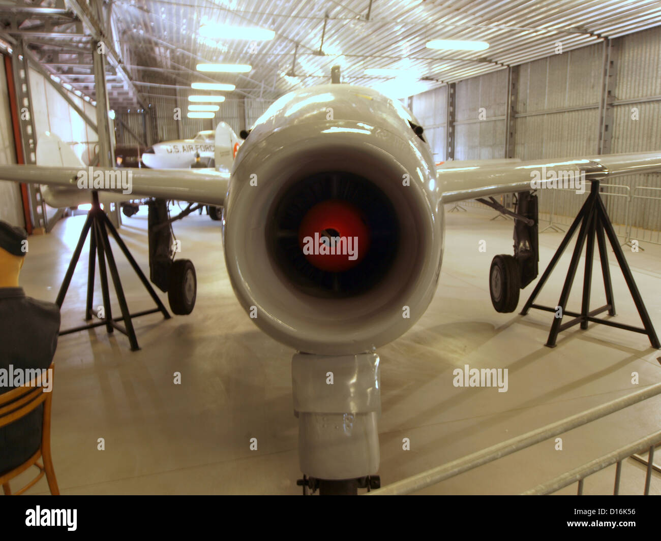 The Yakovlev Yak-17 Feather (30), displayed at the Prague Aviation ...