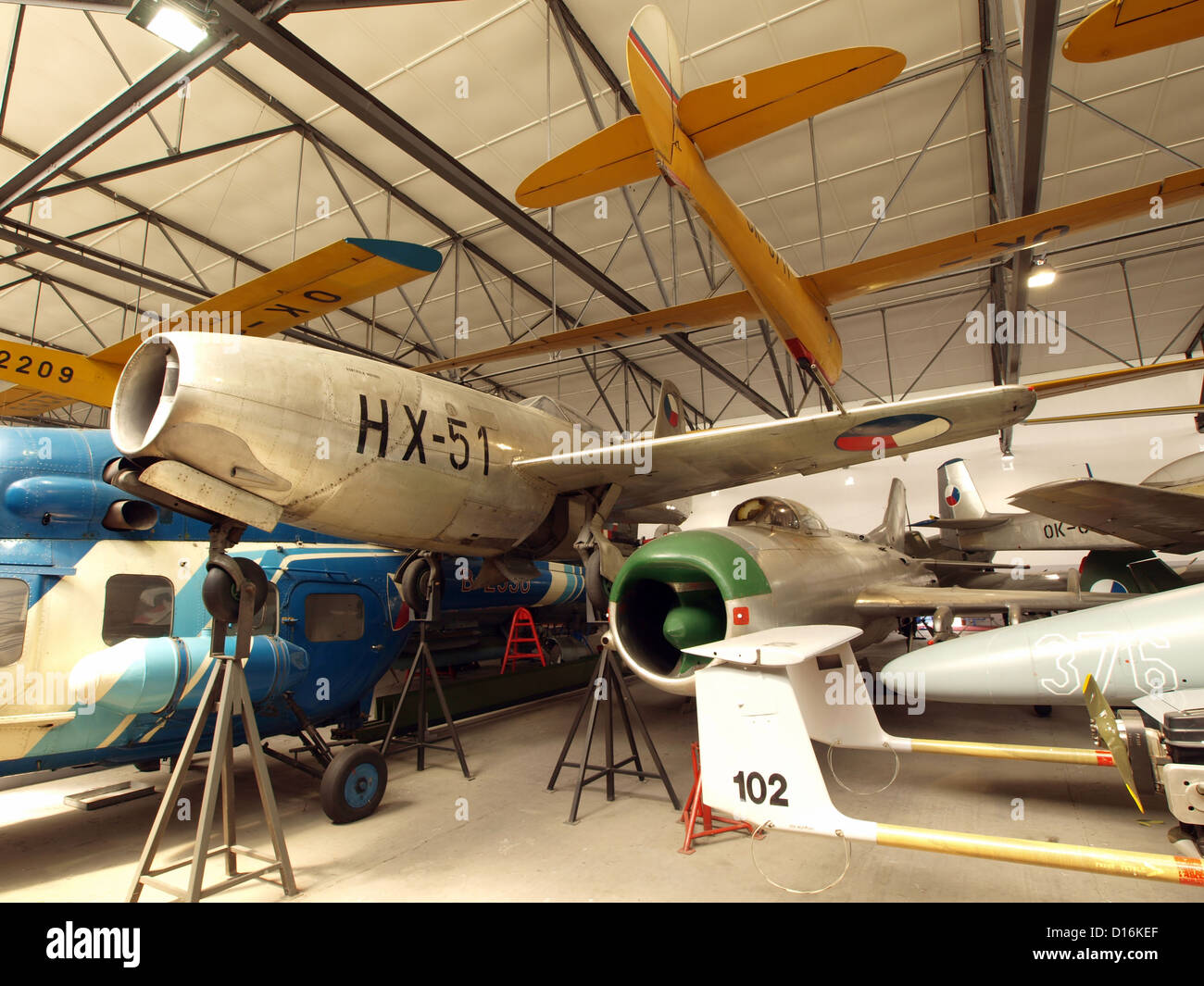 The Jakovlev Jak-23 Flora is a Soviet-era jet fighter displayed in the ...