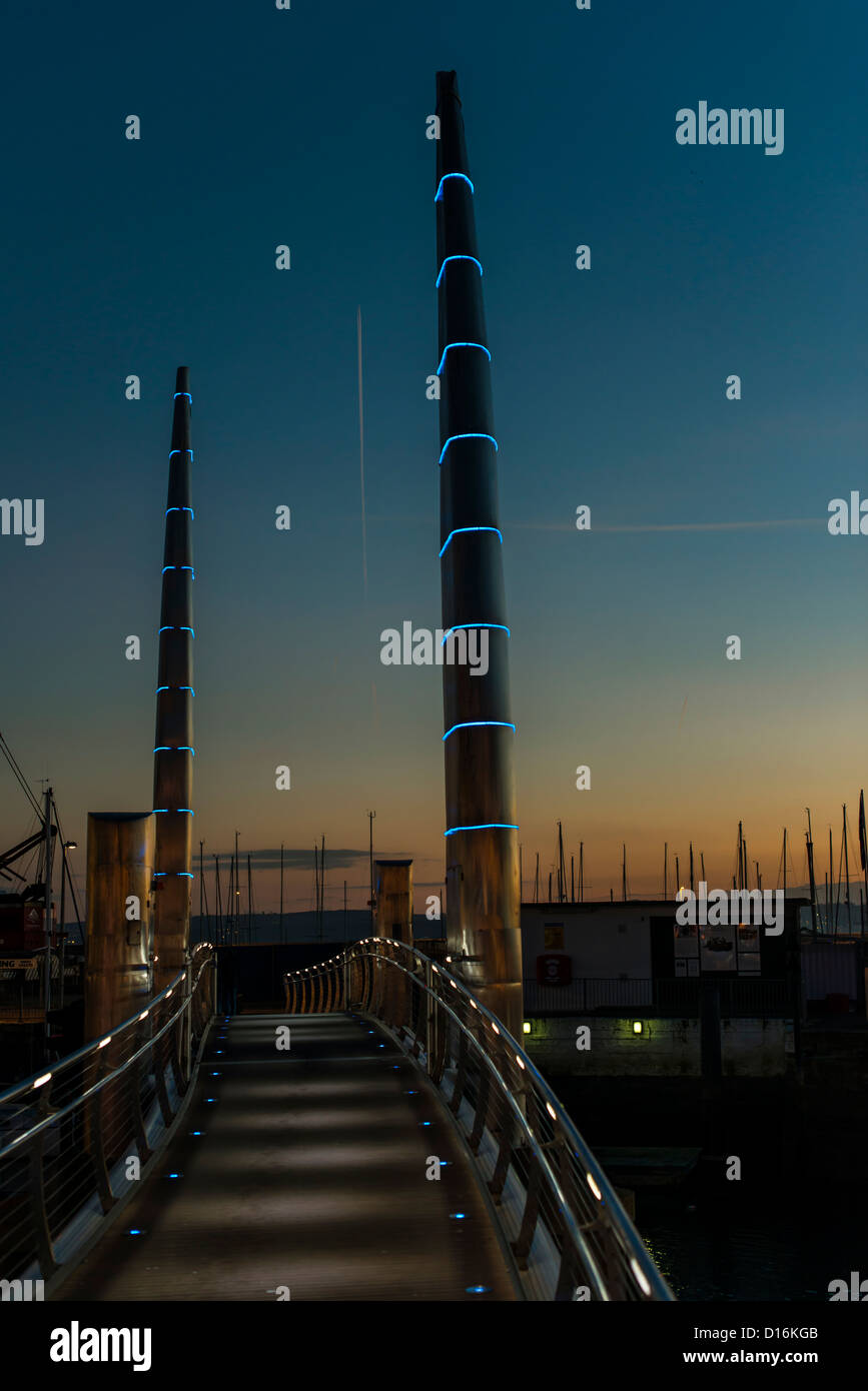 Torquay, Devon,England. December 8th 2012. The Cill Bridge at Torquay ...