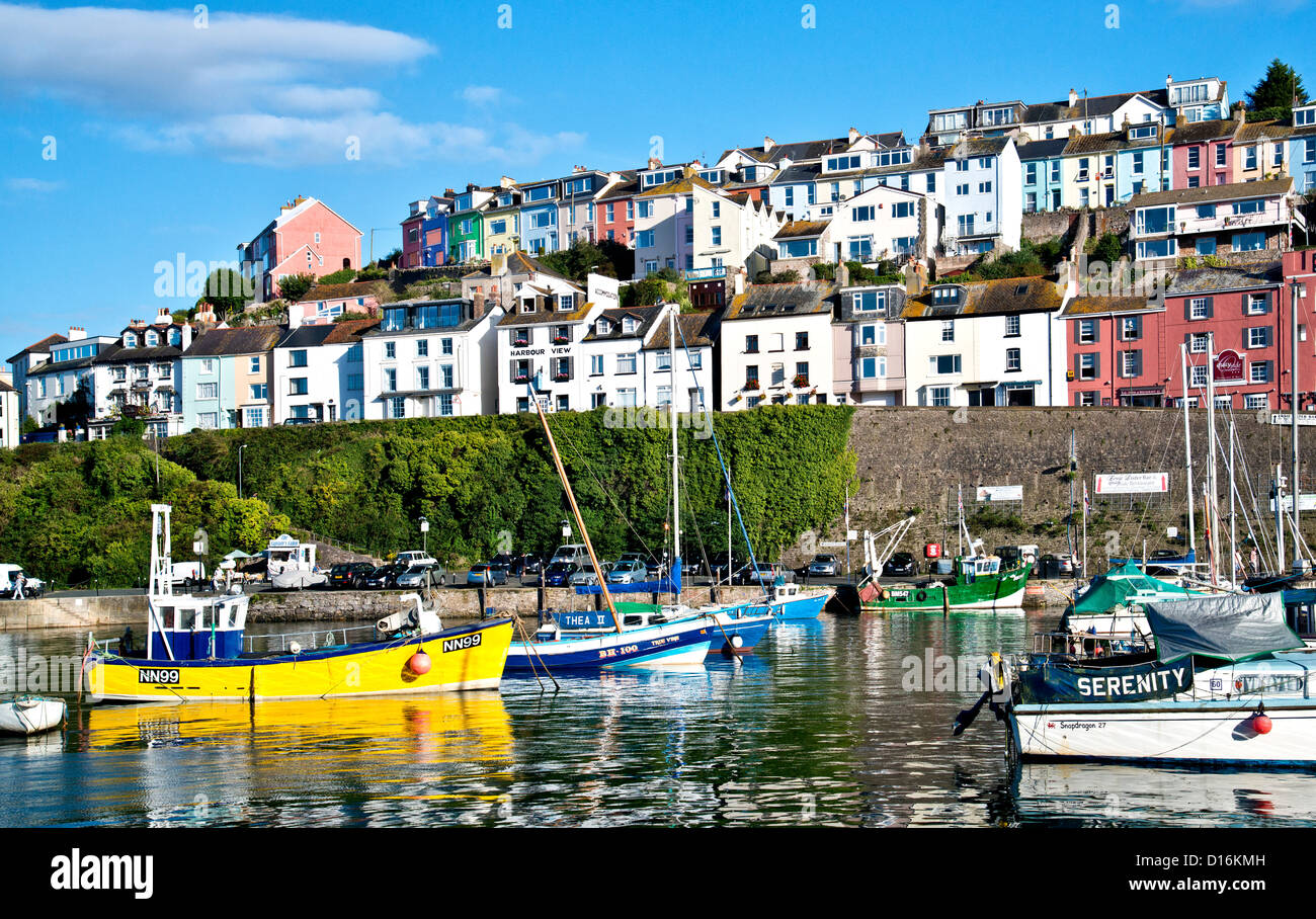 Brixham devon harbour fishing boats boats hi-res stock photography and ...