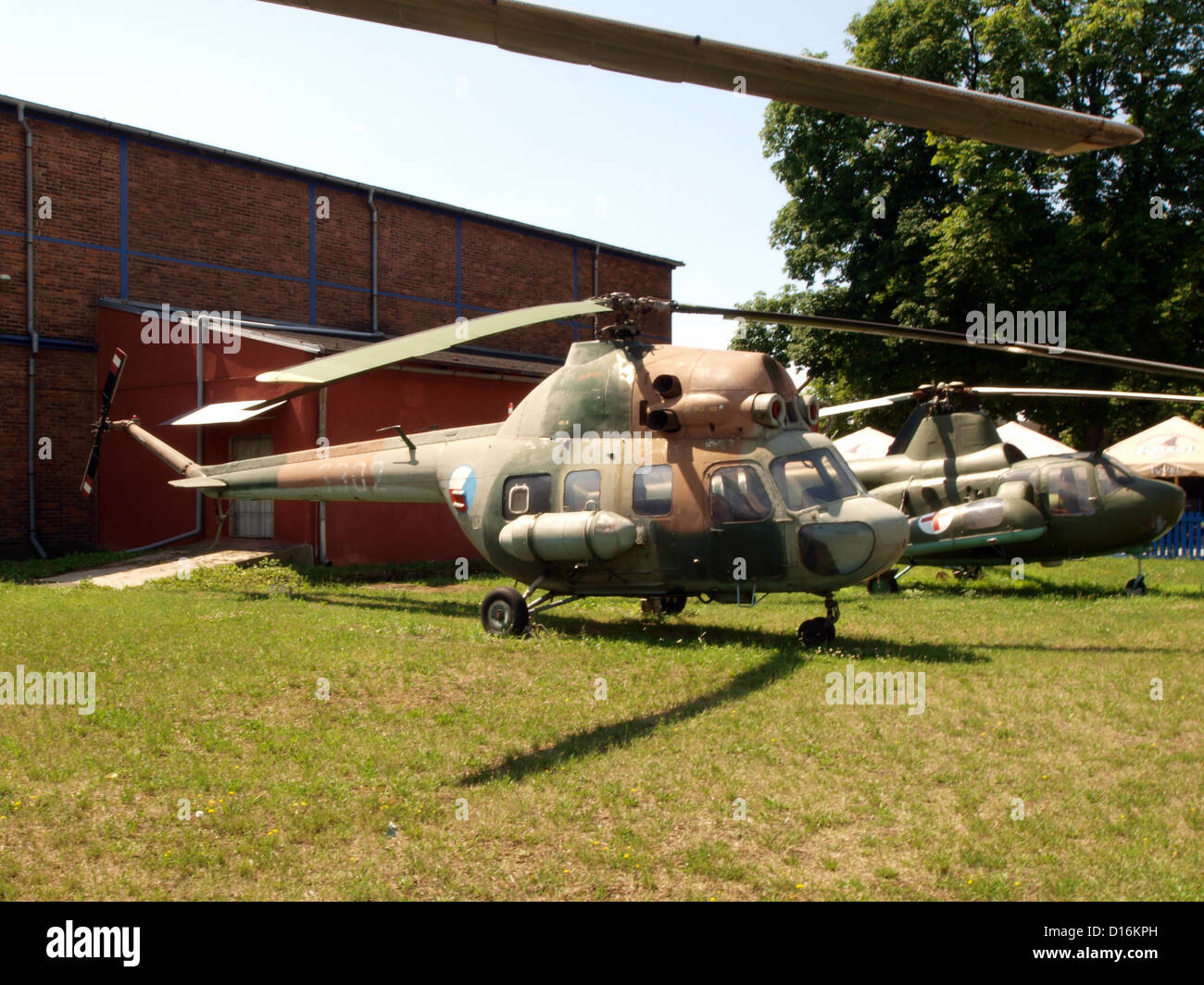 The Mil Mi-2 Hoplite, displayed at the Prague Aviation Museum in Kbely ...