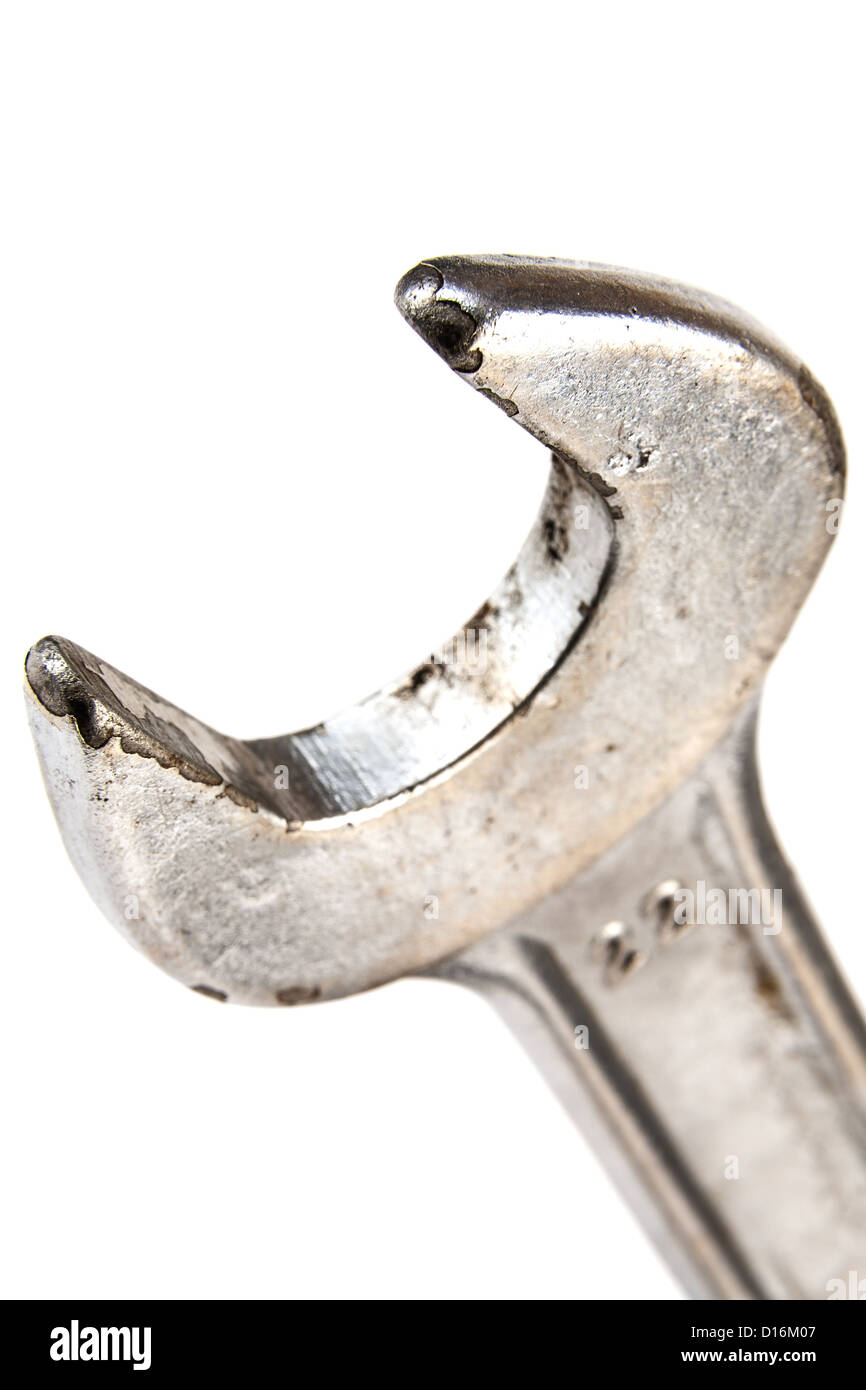 Hand wrench tool or spanner Stock Photo - Alamy